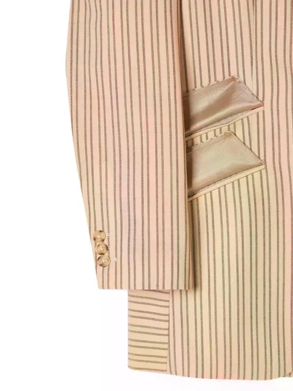 Paul Smith Single-breasted Striped Blazer