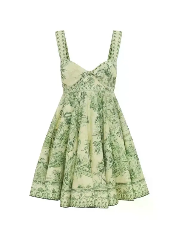 ALEMAIS Sara Twist-detail Mini Dress
