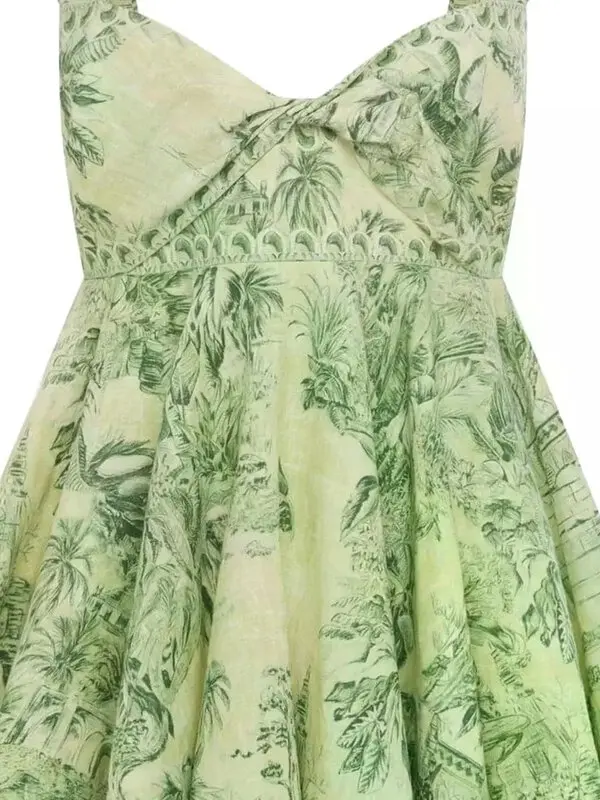 ALEMAIS Sara Twist-detail Mini Dress