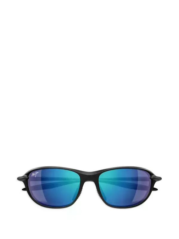 Maui Jim Hookipa Ultra Oval-frame Sunglasses - Black