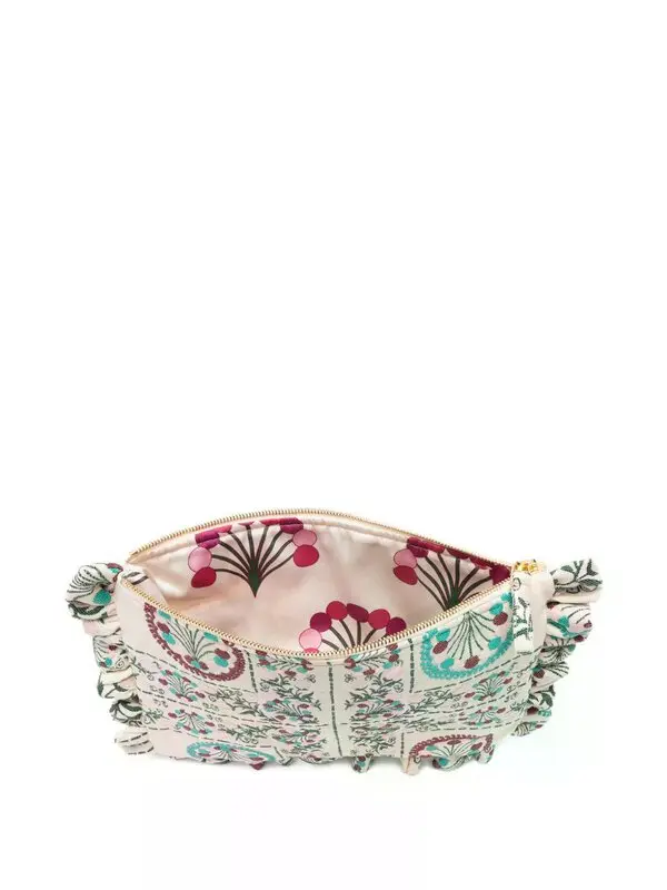 La DoubleJ Florette Tiles Jacquard Clutch Bag - Neutrals
