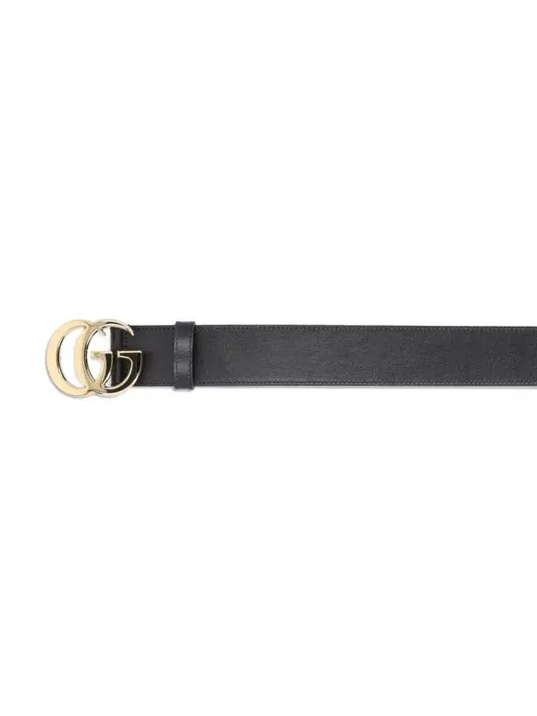 Gucci Flat Marmont Belt With Double G Buckle