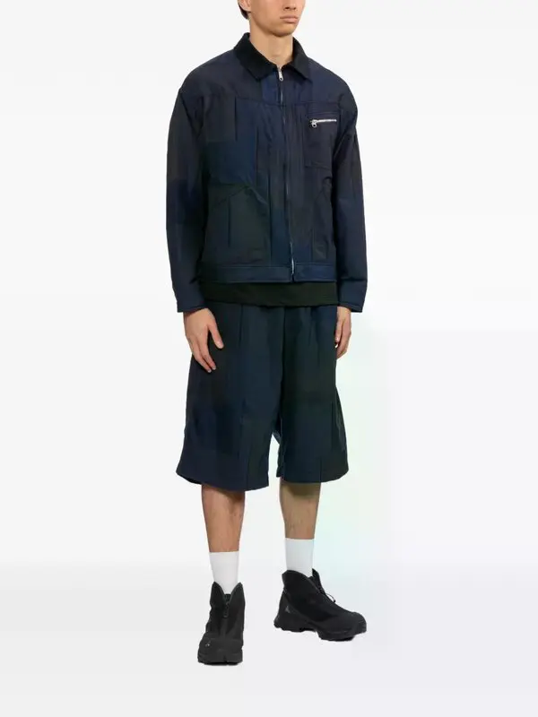 Comme Des Garçons Multi-pocket Patchwork Overshirt