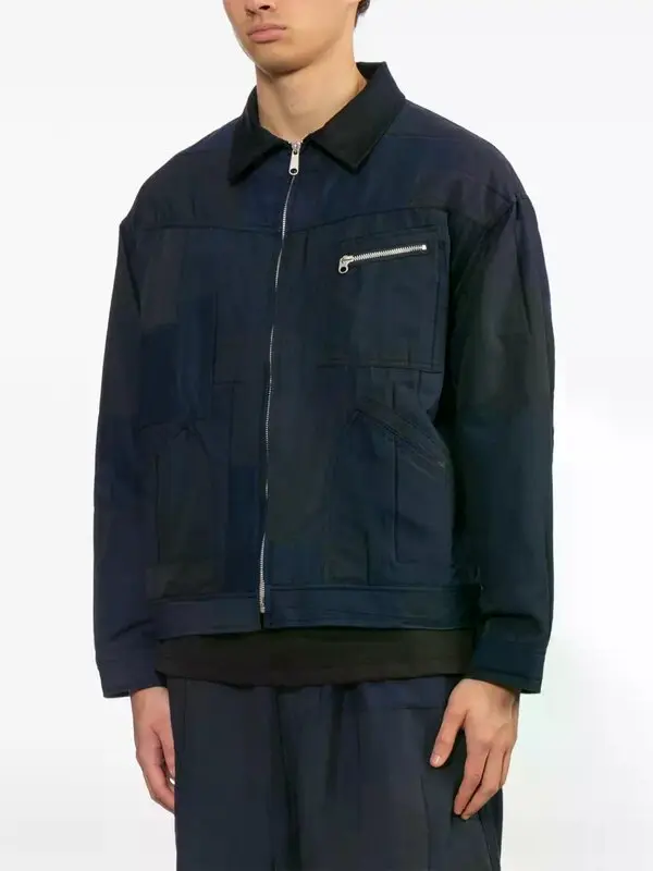 Comme Des Garçons Multi-pocket Patchwork Overshirt