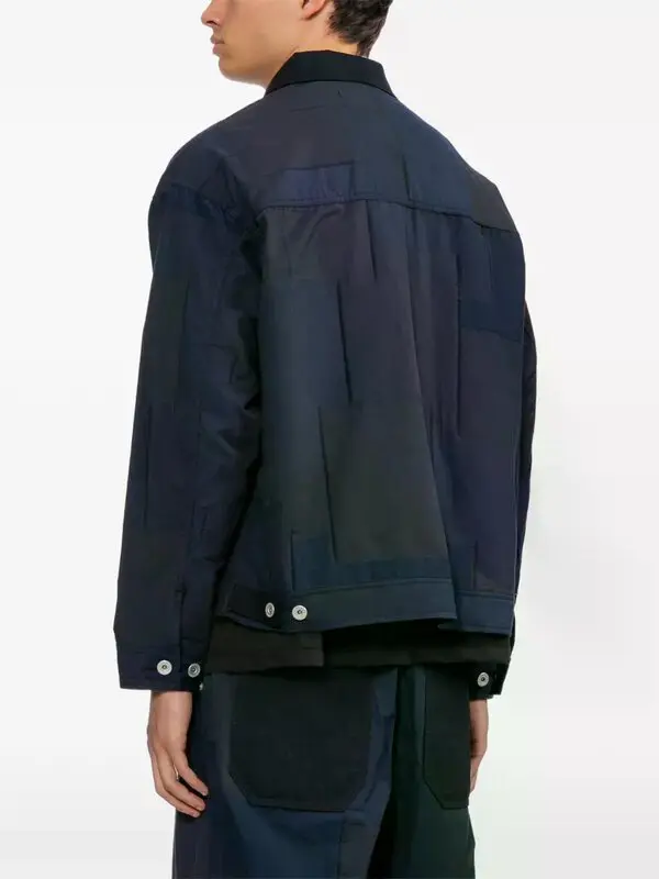 Comme Des Garçons Multi-pocket Patchwork Overshirt