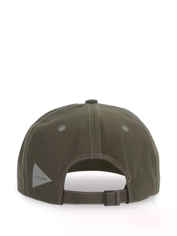 AND WANDER Topstitch-detail Cap