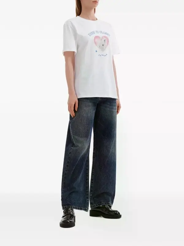 B+AB Graphic Print T-shirt