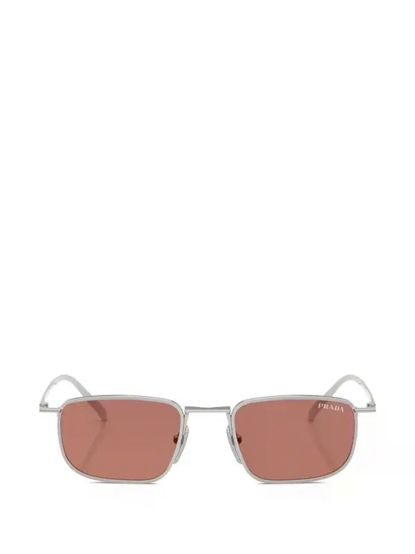 Prada Square Frame Sunglasses - Silver