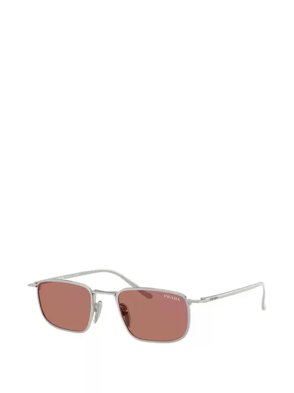 Prada Square Frame Sunglasses - Silver