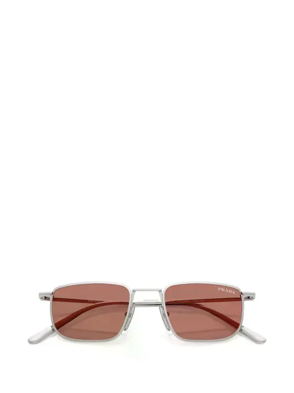 Prada Square Frame Sunglasses - Silver