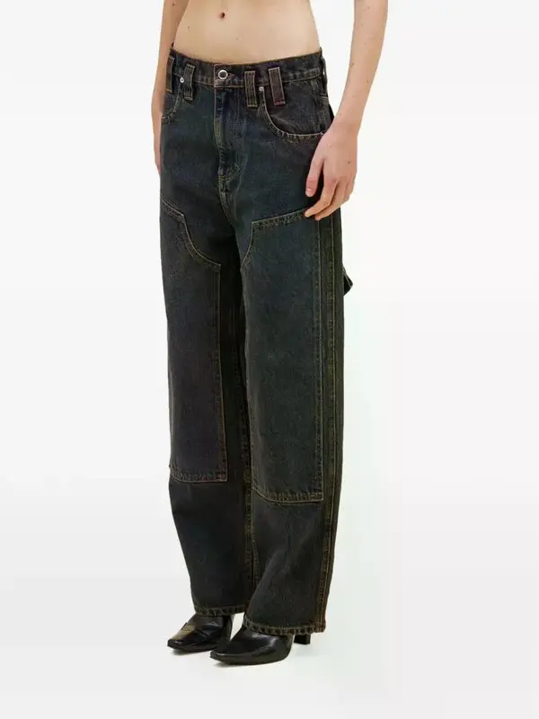 Eckhaus Latta Contrast-stitching Jeans