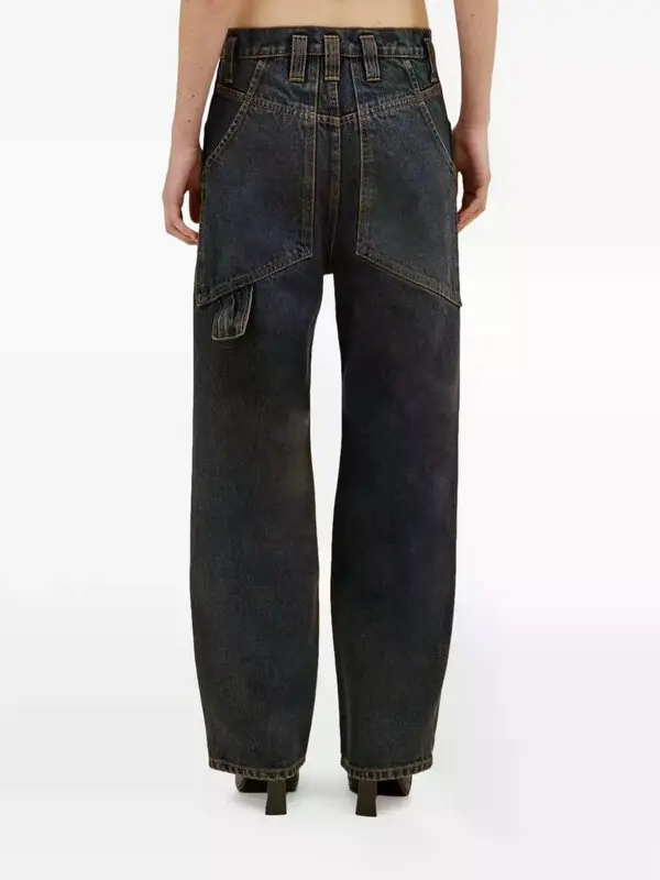 Eckhaus Latta Contrast-stitching Jeans