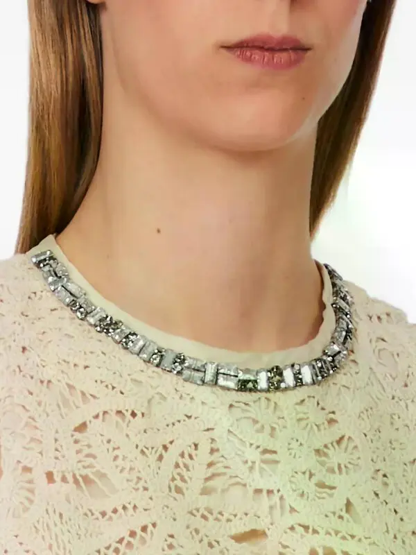 Liu Jo Embellished Lace Top