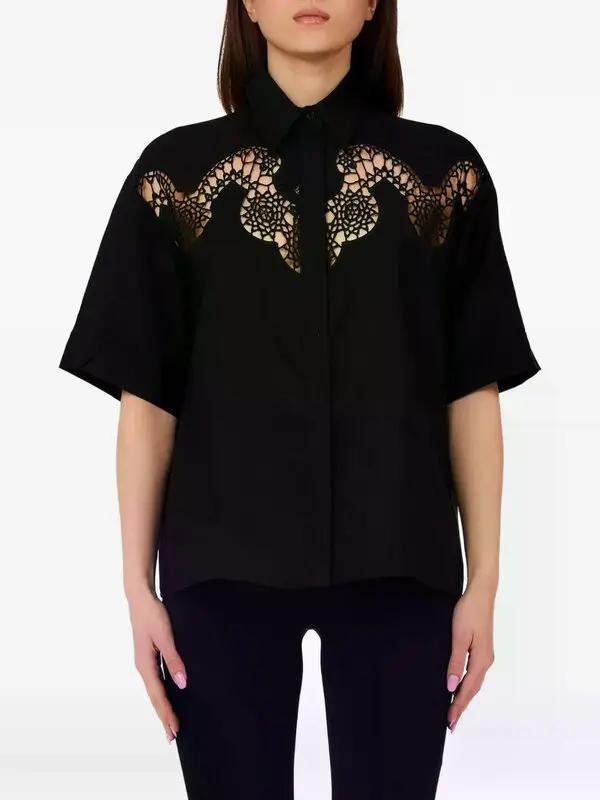 Liu Jo Openwork Embroidery Shirt