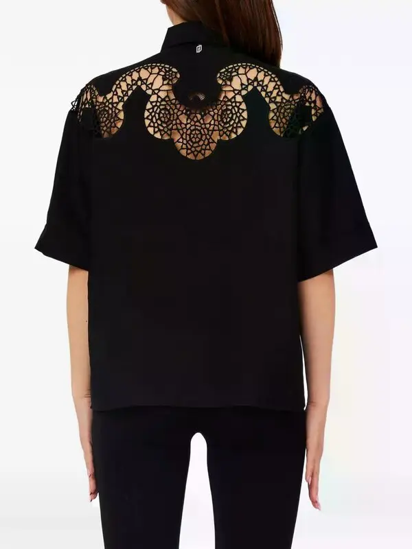Liu Jo Openwork Embroidery Shirt