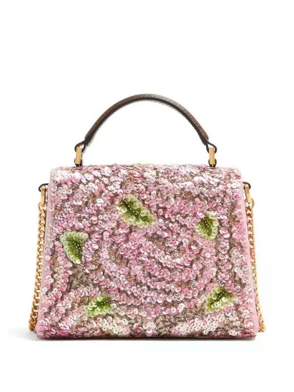 Valentino Garavani V Sling Embroidered Handbag - Pink