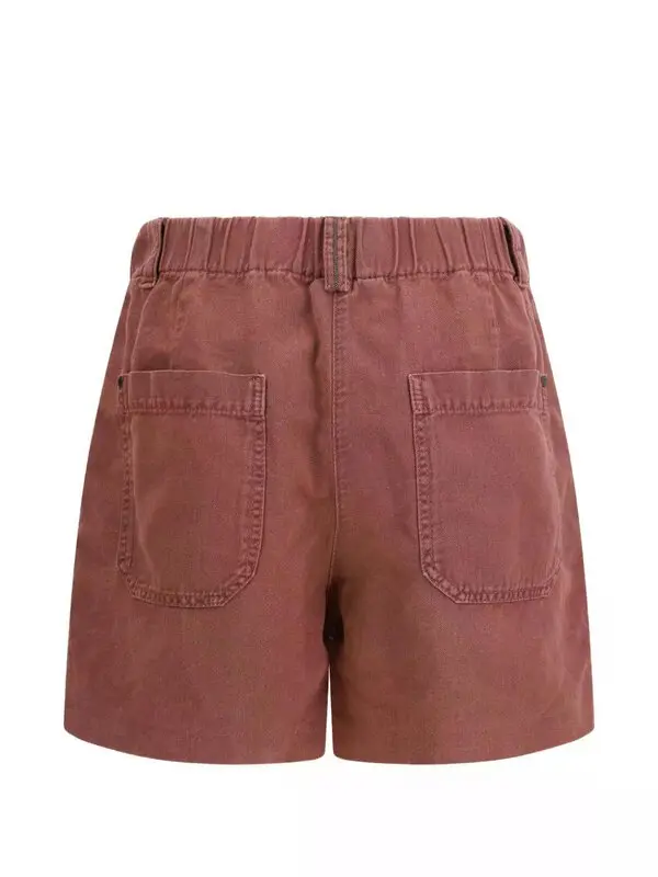 Brunello Cucinelli Pleated Bermuda Shorts - Brown