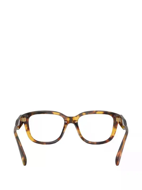 Miu Miu Geometric-frame Eyeglasses - Brown