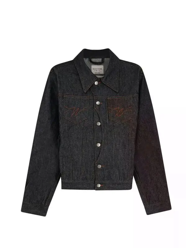 WALK IN PARIS Embroidered Denim Jacket