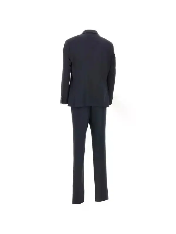 MANUEL RITZ Pin Flap Pockets Suit - Blue