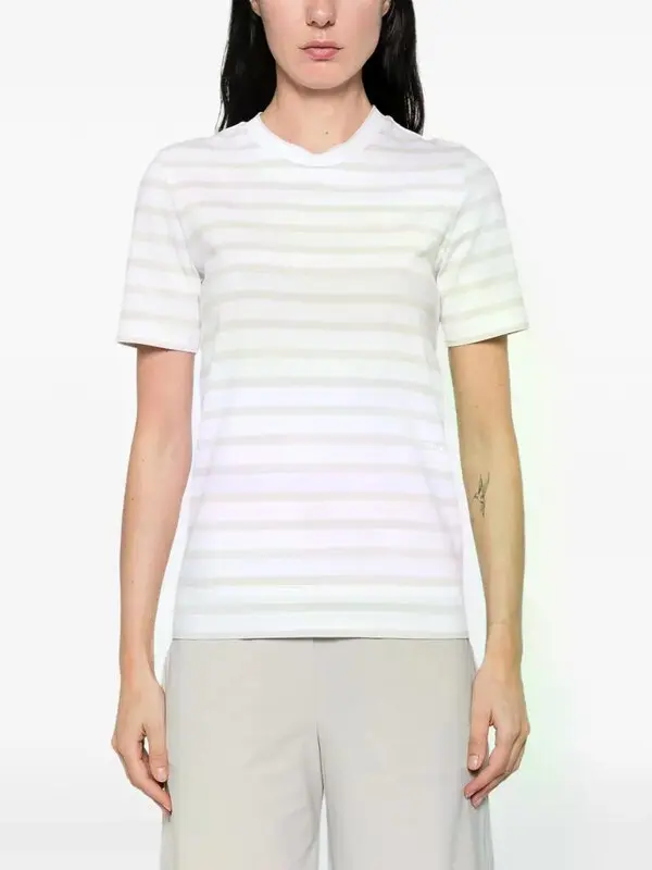 ALPHA TAURI Jali Striped T-shirt