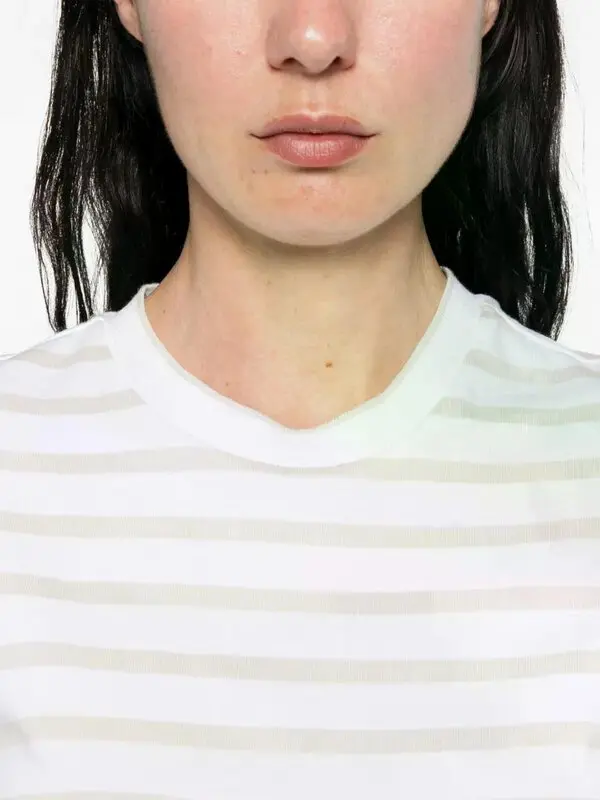 ALPHA TAURI Jali Striped T-shirt