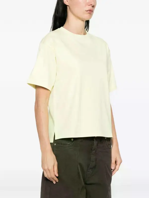 ALPHA TAURI Jara Round-neck T-shirt - Yellow