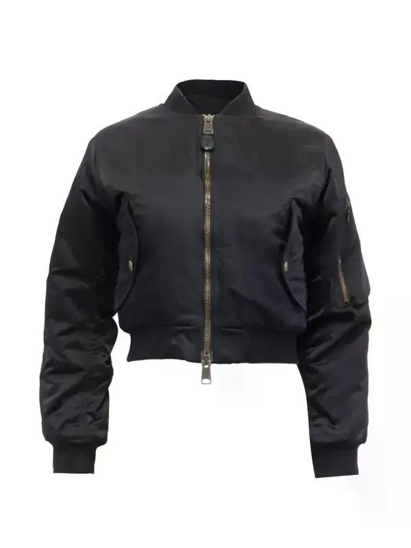 Balenciaga Cropped Bomber Jacket