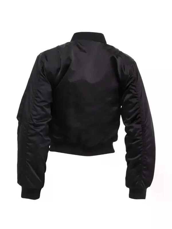 Balenciaga Cropped Bomber Jacket