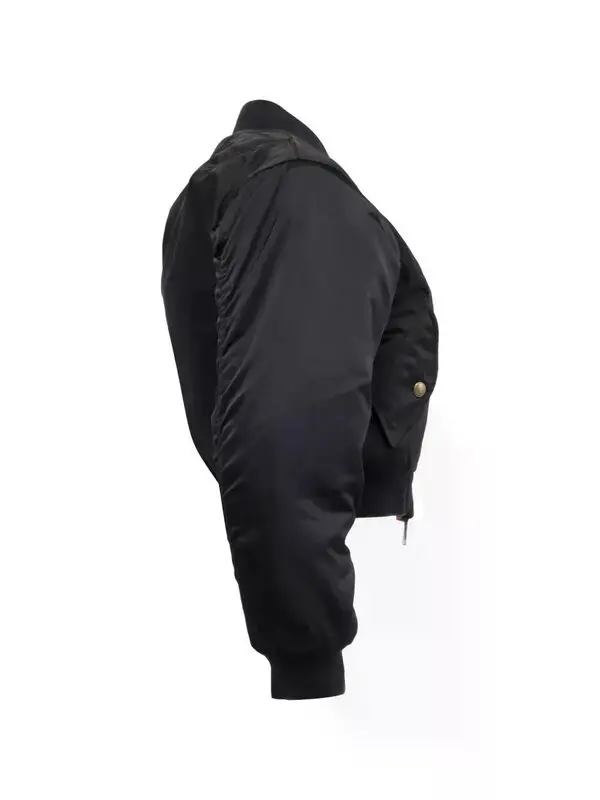 Balenciaga Cropped Bomber Jacket