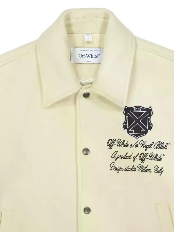 Off-White Buttoned Shirt Jacket - Neutrals