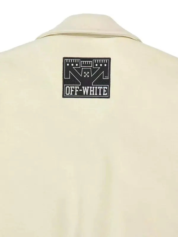 Off-White Buttoned Shirt Jacket - Neutrals