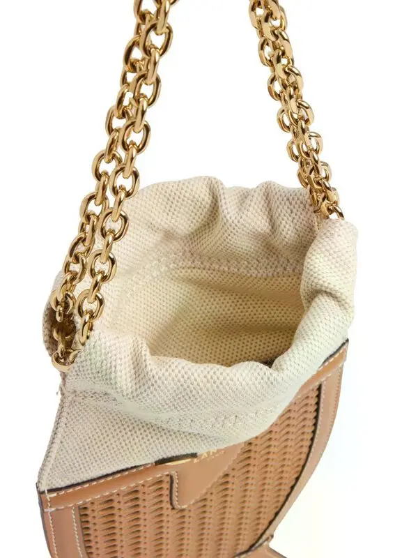LANCEL Fish Woven Clutch
