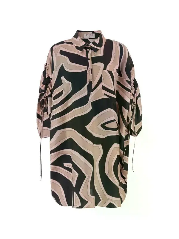 Emilio Pucci Labirinto-print Silk Kaftan