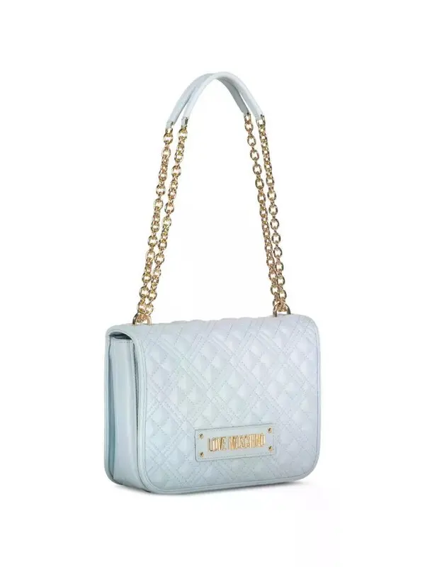Moschino Quilted Shoulder Bag - Blue