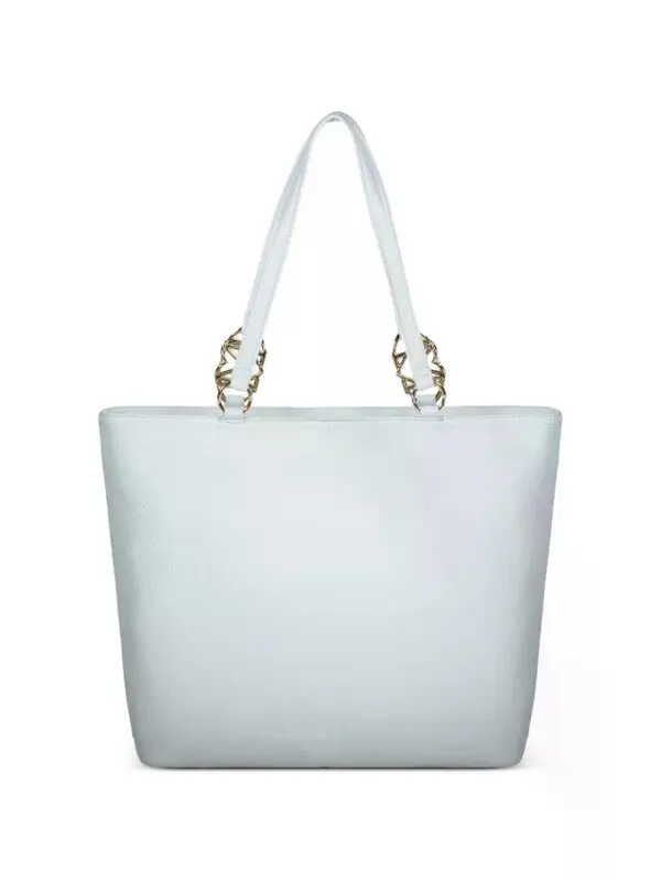 Moschino Logo-plaque Tote Bag - Blue