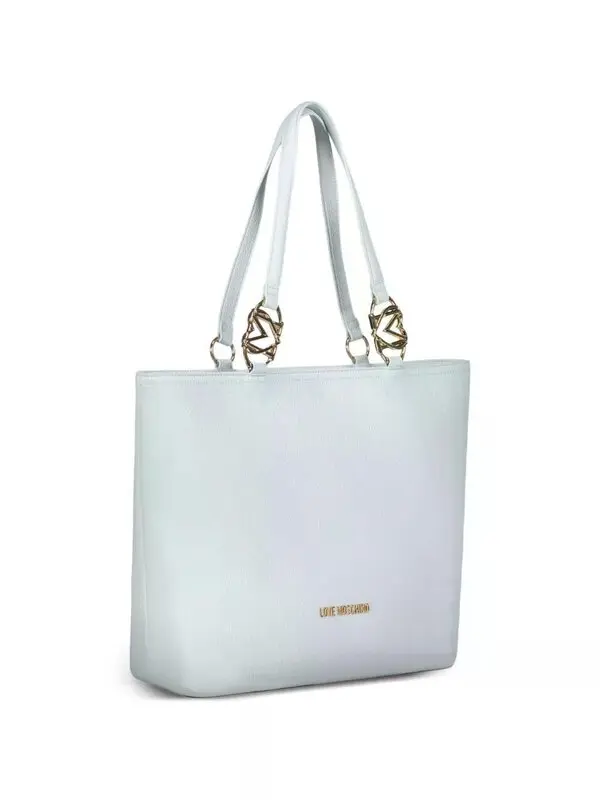 Moschino Logo-plaque Tote Bag - Blue