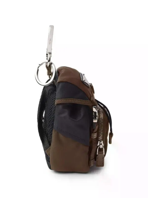 Prada Mini Icon Re-nylon Keyring Charm