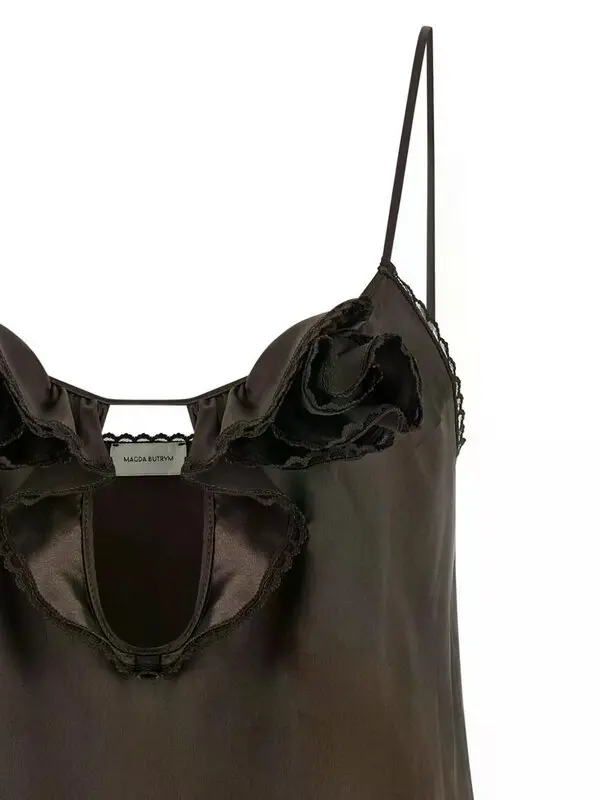 Magda Butrym Ruffled Silk Top