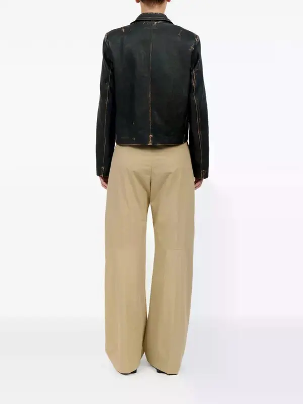 MAISON MARGIELA Buttoned Leather Jacket