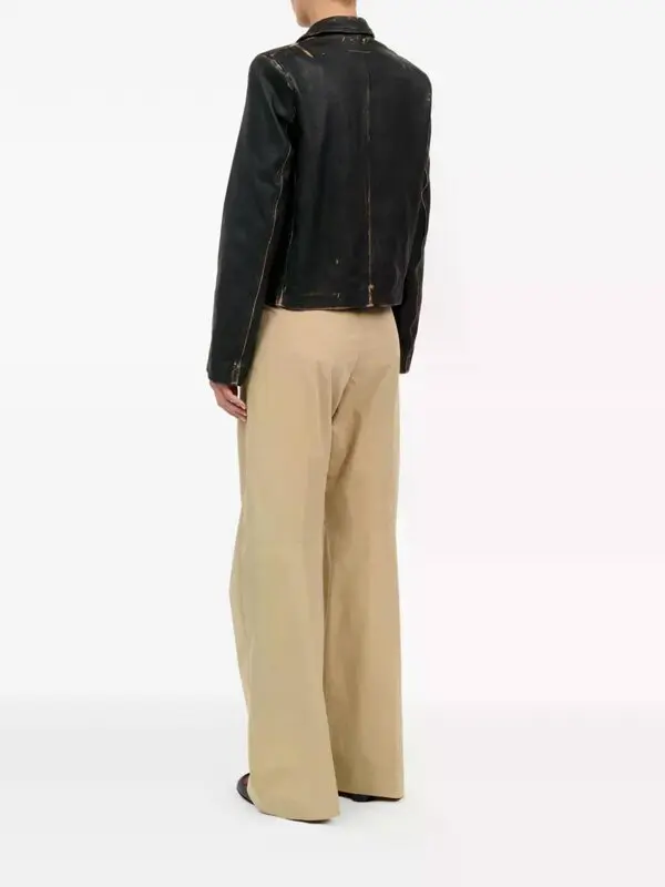 MAISON MARGIELA Buttoned Leather Jacket
