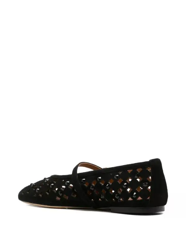 EVALUNA Cut-out Flat Pumps