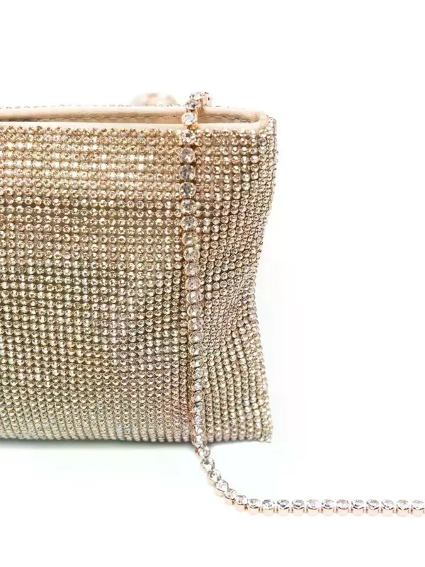 Benedetta Bruzziches Embellished Chain Clutch - Gold