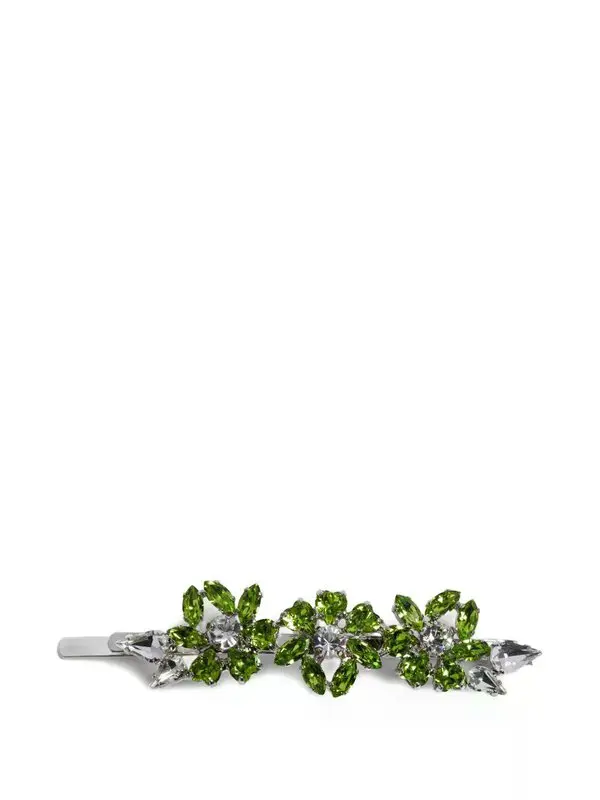 Simone Rocha Heartbloom Crystal-embellished Hair Clip - Silver