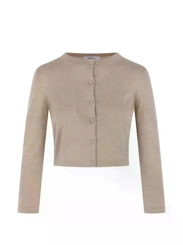 Max Mara Cropped Cardigan - Neutrals