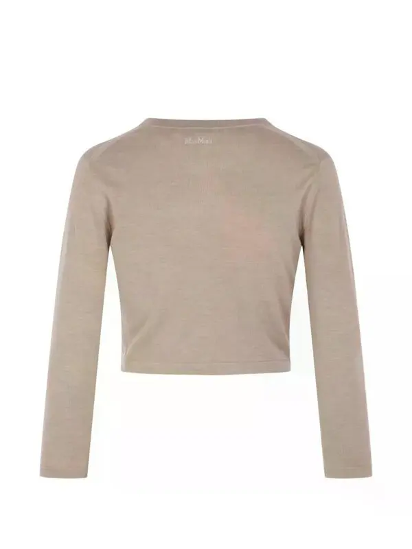 Max Mara Cropped Cardigan - Neutrals