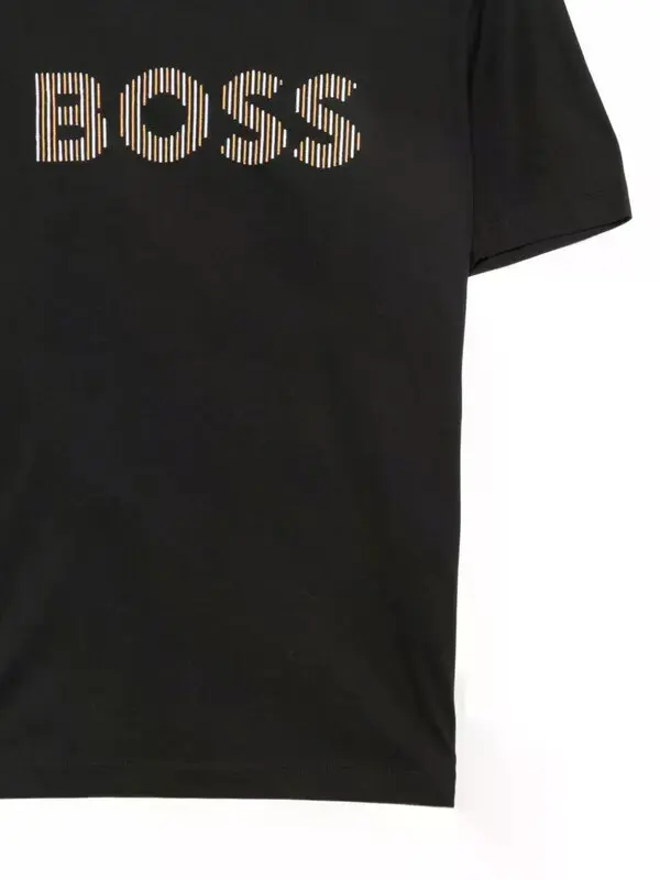 BOSS Logo-embroidered T-shirt