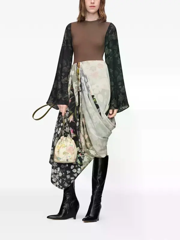 MAISON MARGIELA Floral Drawstring Messenger Bag