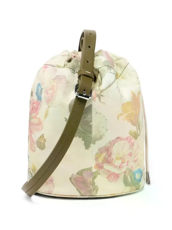MAISON MARGIELA Floral Drawstring Messenger Bag