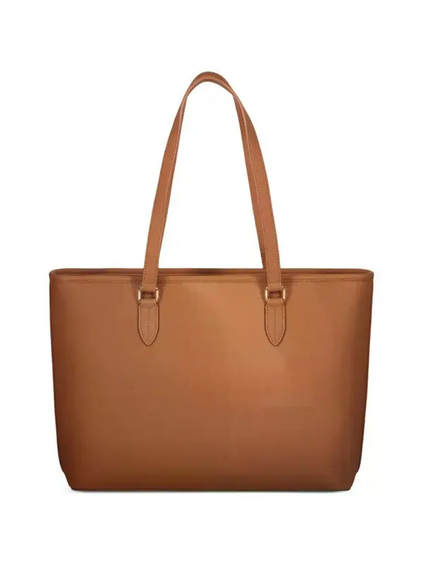 Moschino Logo-plaque Tote - Brown
